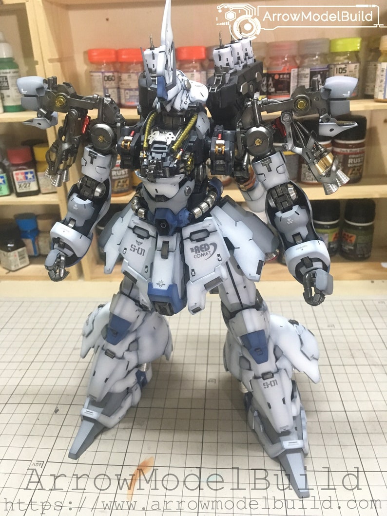 Arrowmodelbuild Sazabi Gundam Built & Painted 1/100 Resin Model Kit - Etsy