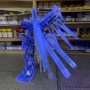 Arrowmodelbuild Hi Nu Gundam transparent Version Built & Painted MG 1/ ...