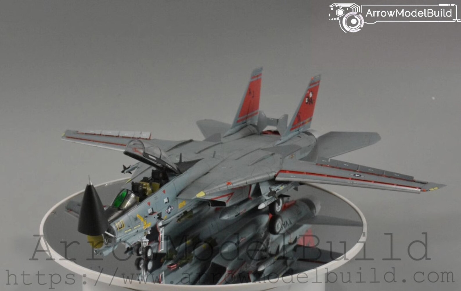 Arrowmodelbuild F-14 Tomcat Fighter Built & Painted 1/72 Model Kit ...