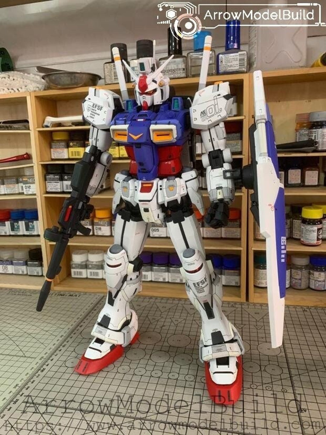 Arrowmodelbuild Gundam GP01 Built & Painted PG 1/60 Model Kit - Etsy