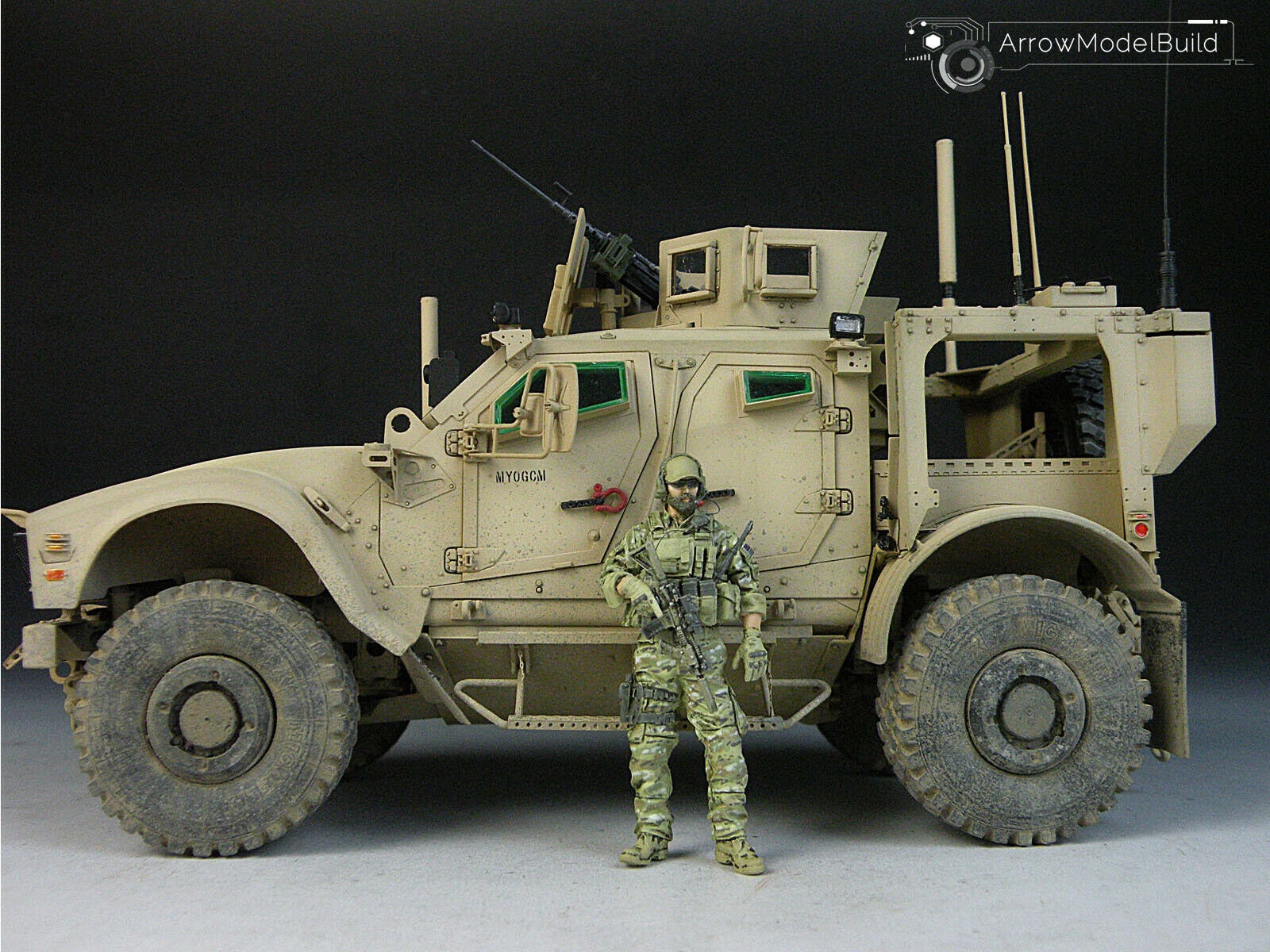 Arrowmodelbuild MATV Military Vehicle Built & Painted 1/35 Model Kit - Etsy