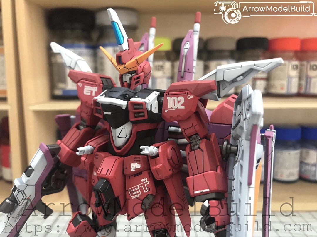 Arrowmodelbuild Justice Gundam shaping Built & Painted RG 1/100 Model ...