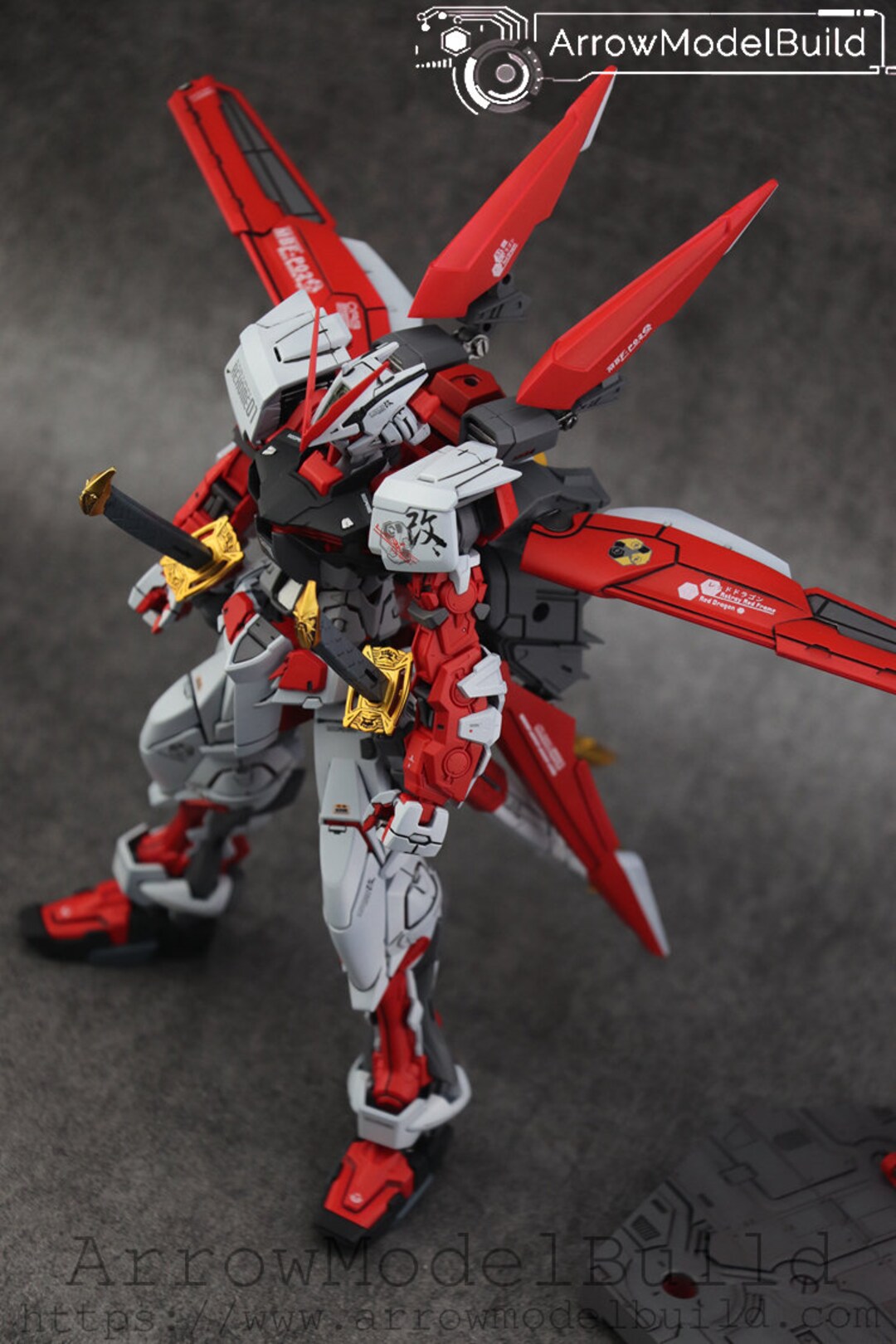 Arrowmodelbuild Astray Red Frame Booster Pack Kit Built & Painted MG 1/ ...