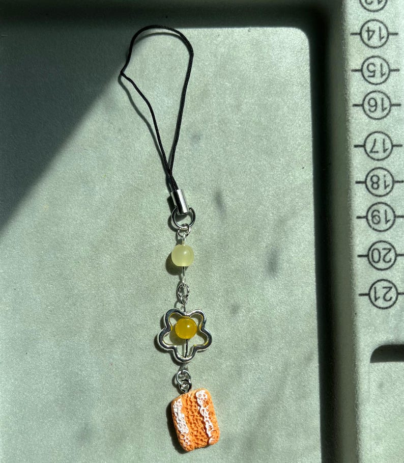 Mini Bread Keychains/phone Charms, Toast, Muffin, Brioche, Kawaii ...