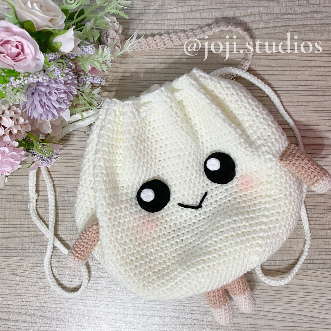 Dumpling Drawstring Crochet Pattern - Etsy