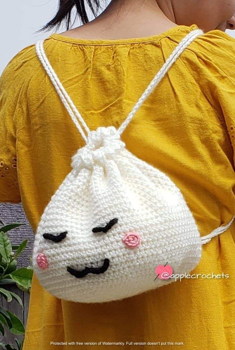Dumpling Drawstring Crochet Pattern - Etsy