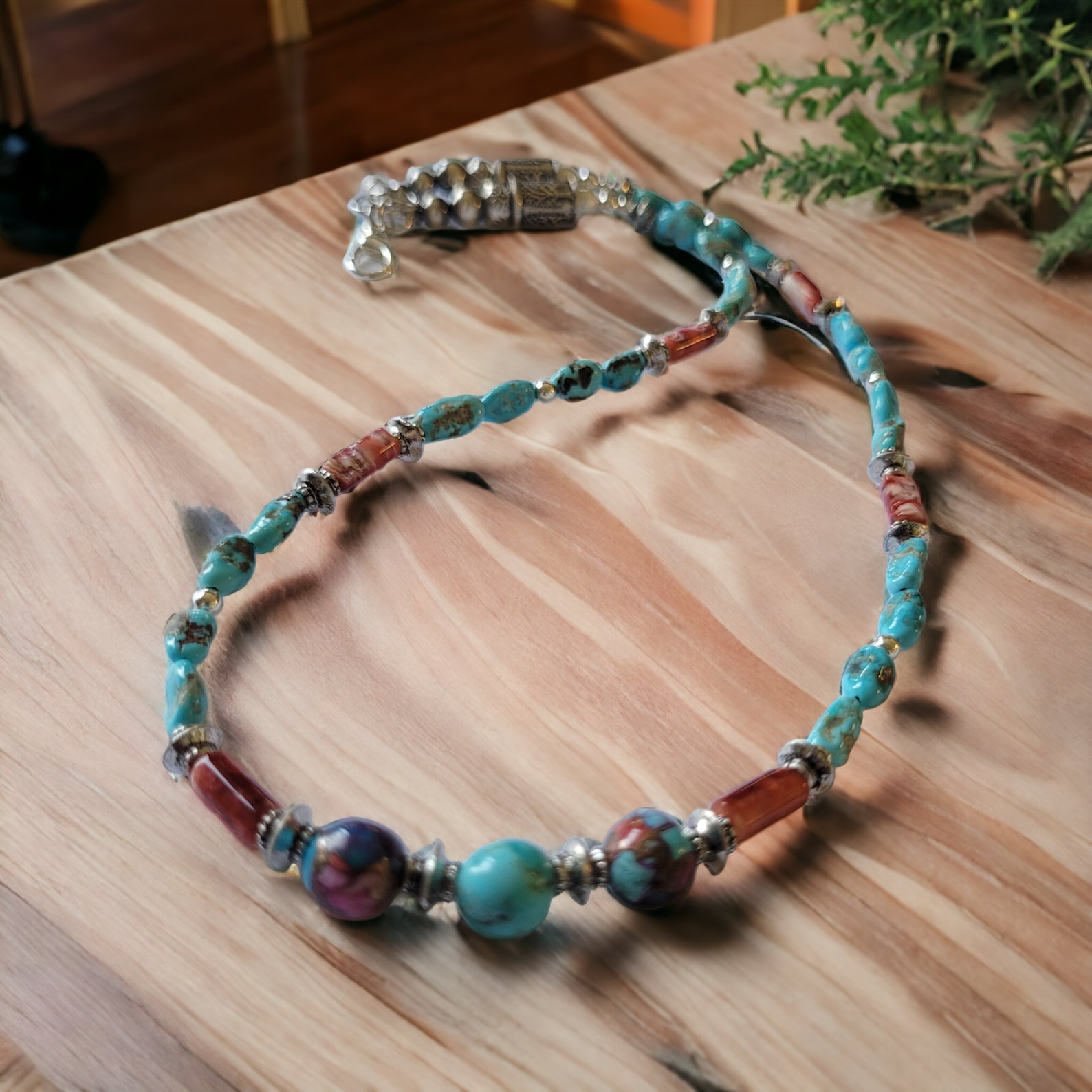 Extremely Rare Castle Dome Turquoise Kingman Dahlia Red Spiny Oyster ...