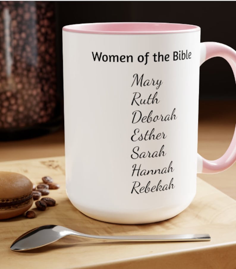 Christian Women of the Bible Coffee Cup, Bible Cup, God is Within Her ...