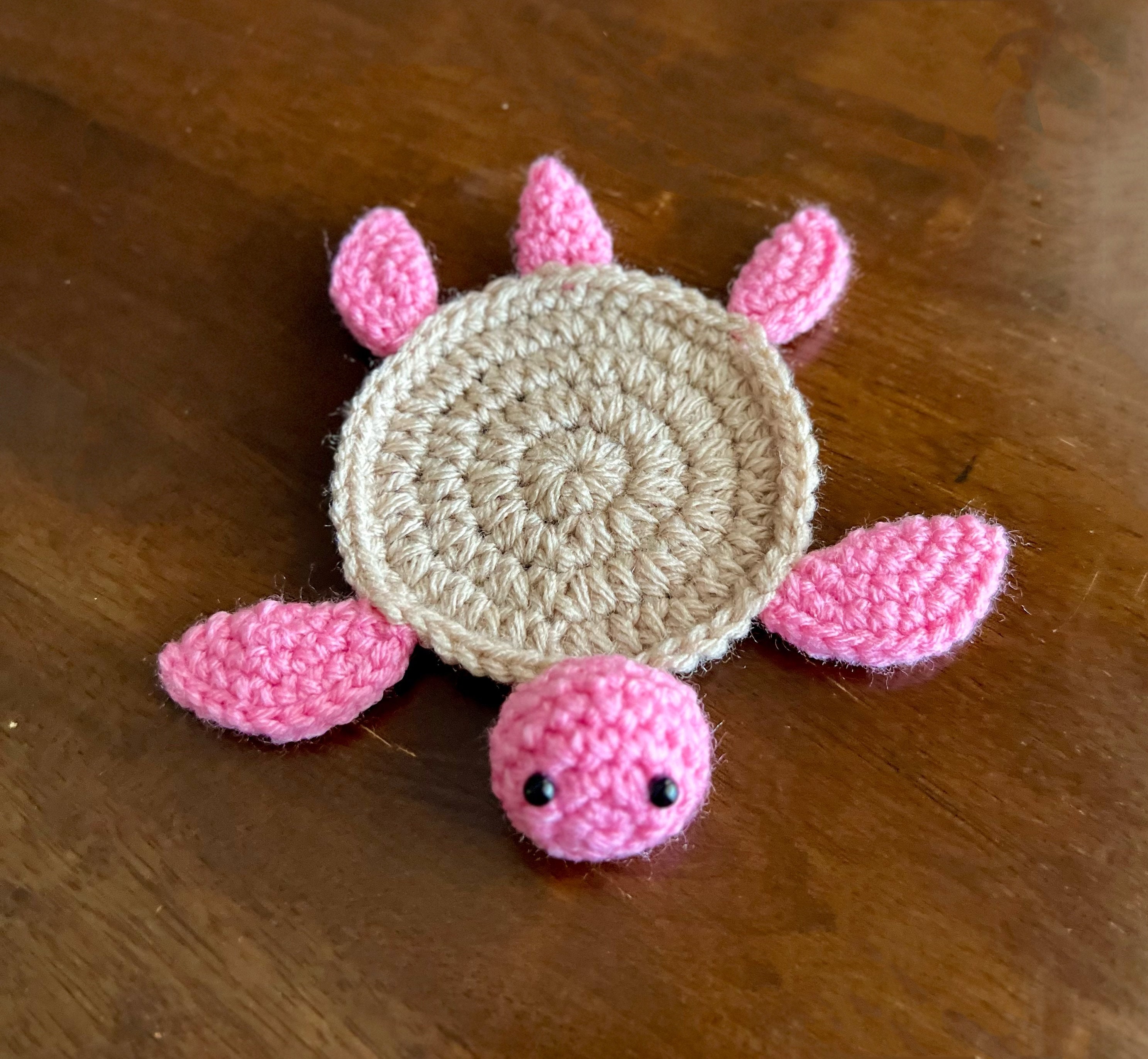 PDF, Pattern of Crochet Turtle Coaster - Etsy