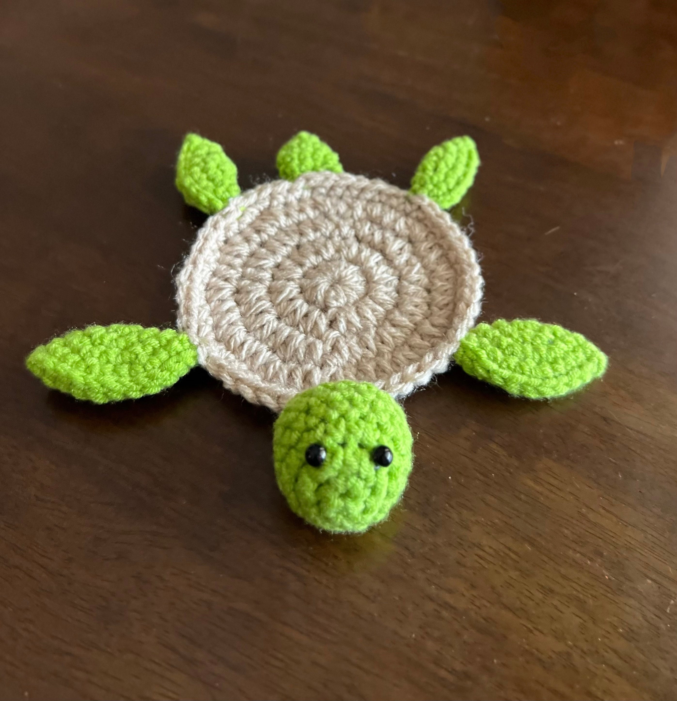 PDF, Pattern of Crochet Turtle Coaster - Etsy