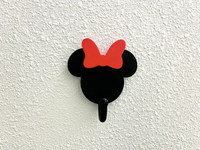 Mouse Wall Hook with Bow - Etsy