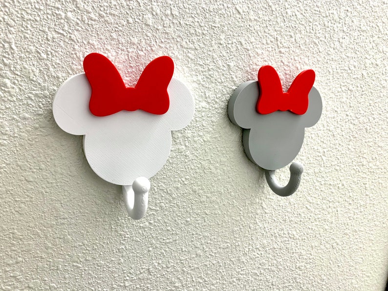 Mouse Wall Hook with Bow - Etsy