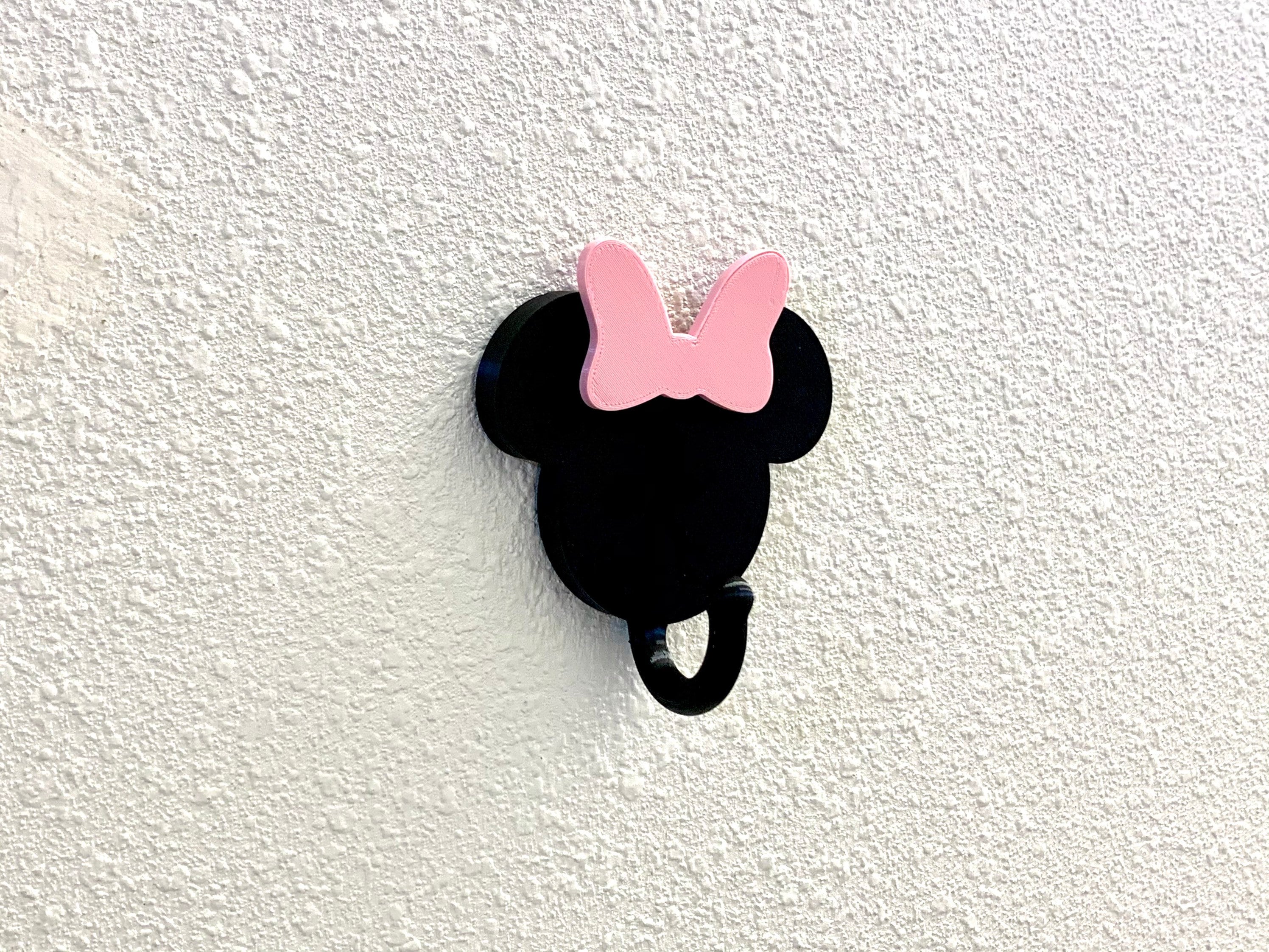 Mouse Wall Hook with Bow - Etsy