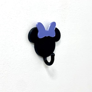 Mouse Wall Hook (with Bow) - Etsy