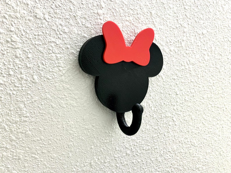 Mouse Wall Hook with Bow - Etsy