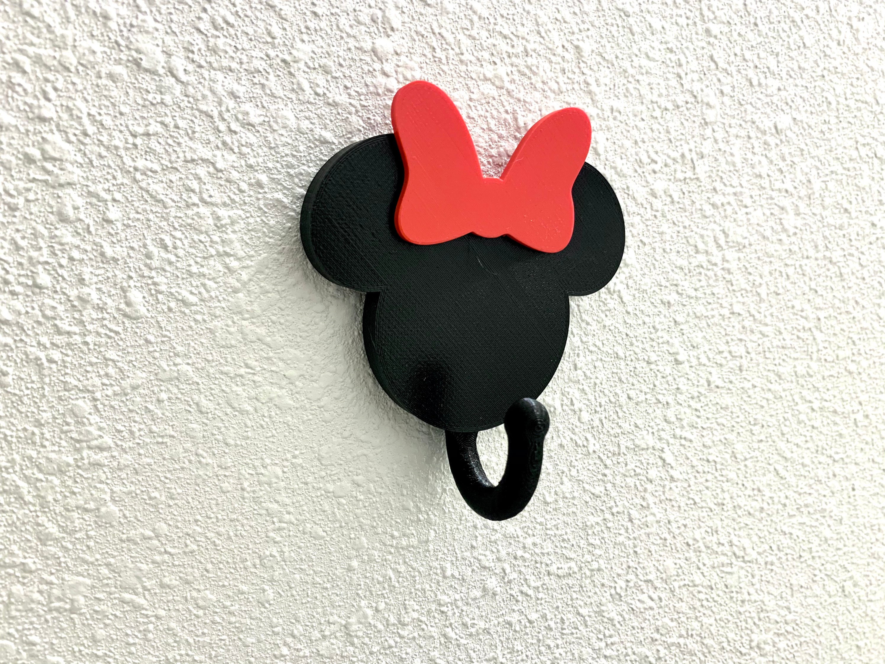 Mouse Wall Hook (with Bow) - Etsy