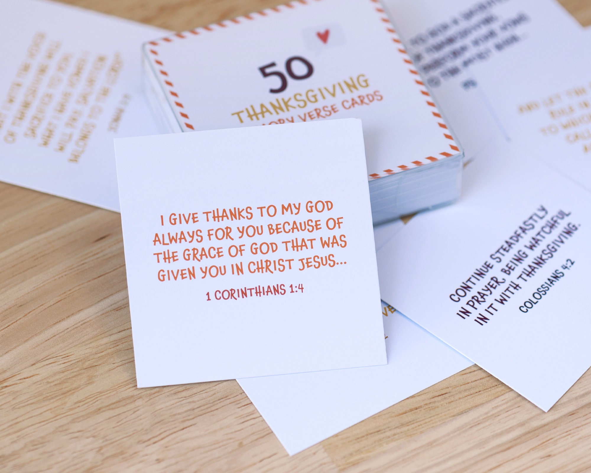 Thanksgiving Memory Verse Cards | Bible Memory Verse Cards | Memory ...