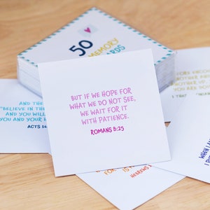 Bible Memory Verse Cards Memory Verse Cards Bible Memory - Etsy