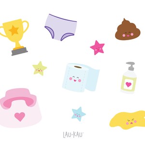 Potty Training Stickers Potty Training Sticker Sheet Potty Stickers ...