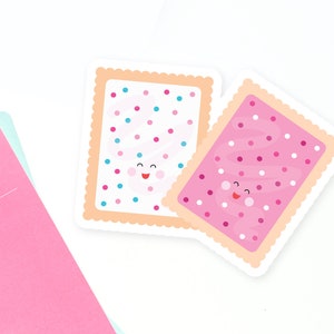 Toaster Pastry Sticker Pop-tart Sticker Vinyl Stickers | Etsy