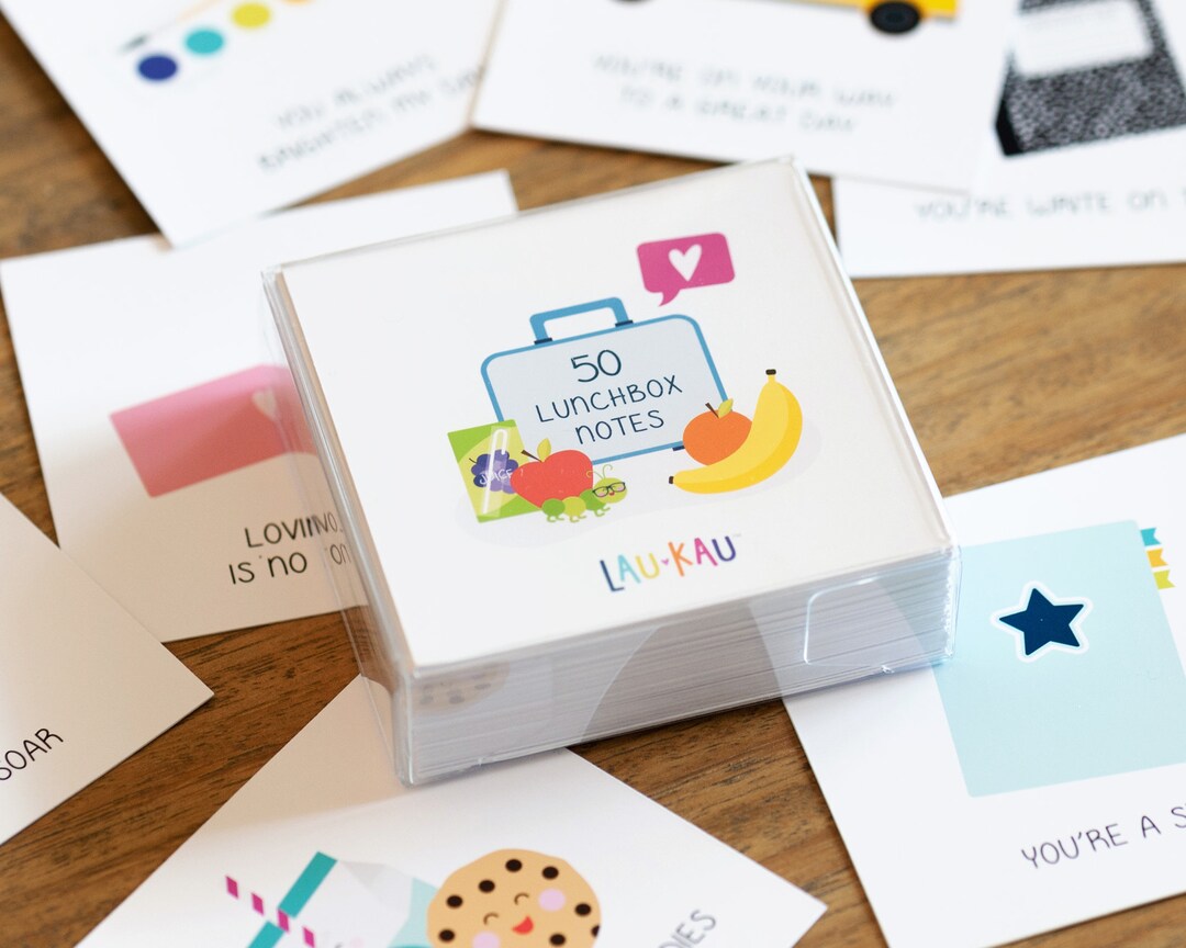 School Lunchbox Notes | Lunchbox Cards | Encouragement Cards ...