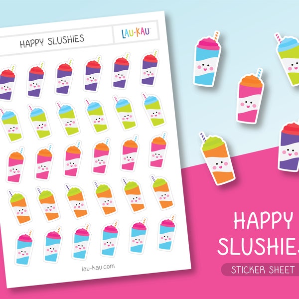 Slushie Stickers - Etsy