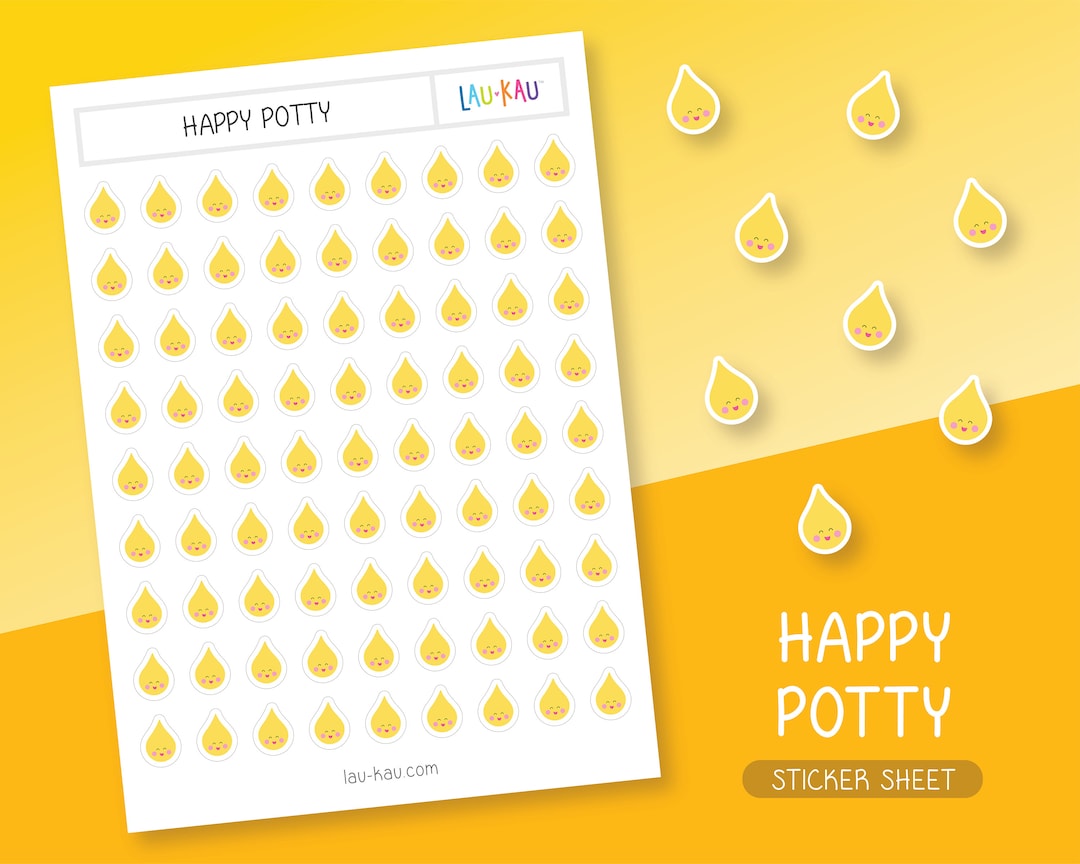 Potty Training Stickers | Potty Training Sticker Sheet | Potty Training ...