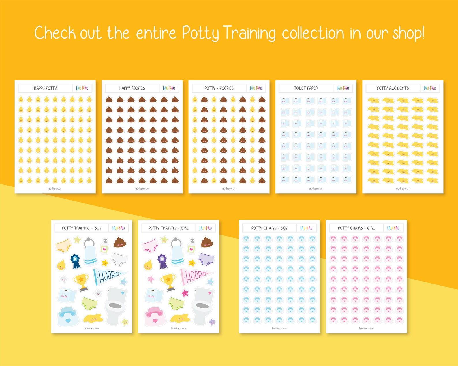 Potty Training Stickers Potty Training Sticker Sheet Potty Stickers ...