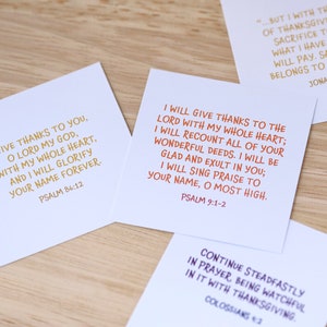Thanksgiving Memory Verse Cards | Bible Memory Verse Cards | Memory ...
