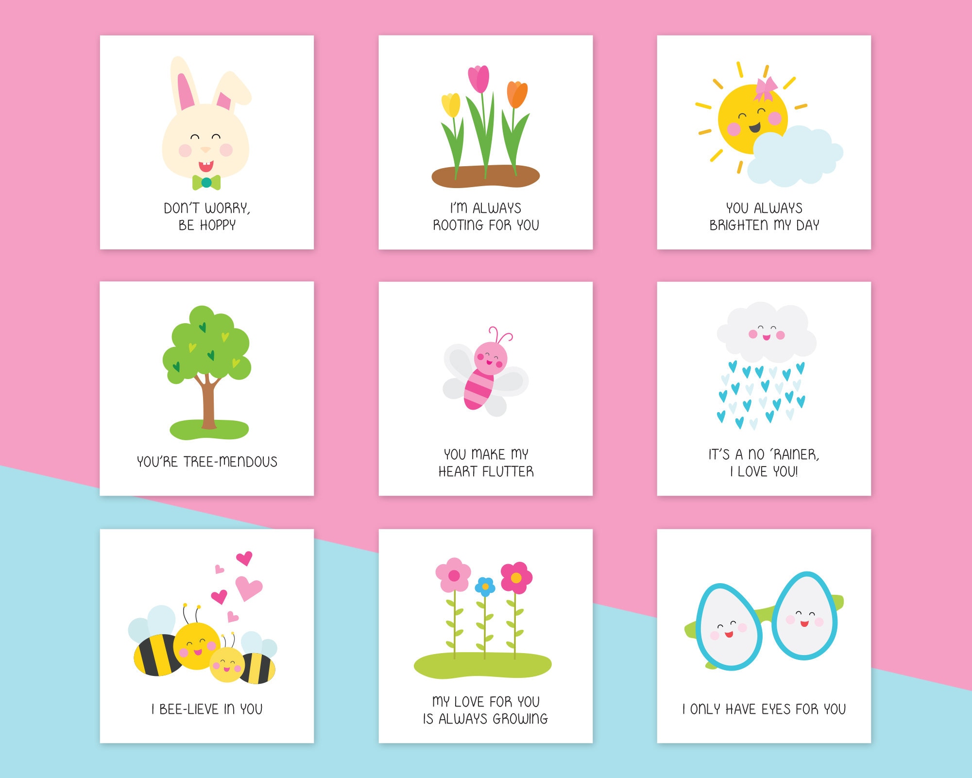 Easter Lunchbox Notes | Lunchbox Cards | Encouragement Cards ...