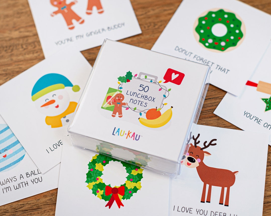 Christmas Lunchbox Notes | Lunchbox Cards | Encouragement Cards ...