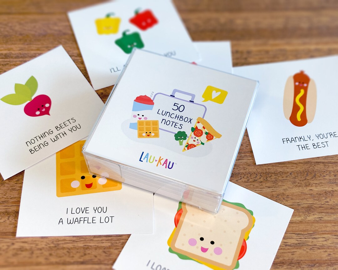 Foodie Lunchbox Notes | Lunchbox Cards | Encouragement Cards ...