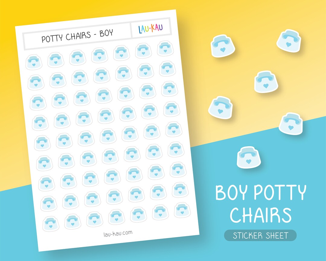 Potty Training Stickers | Potty Training Sticker Sheet | Potty Stickers ...