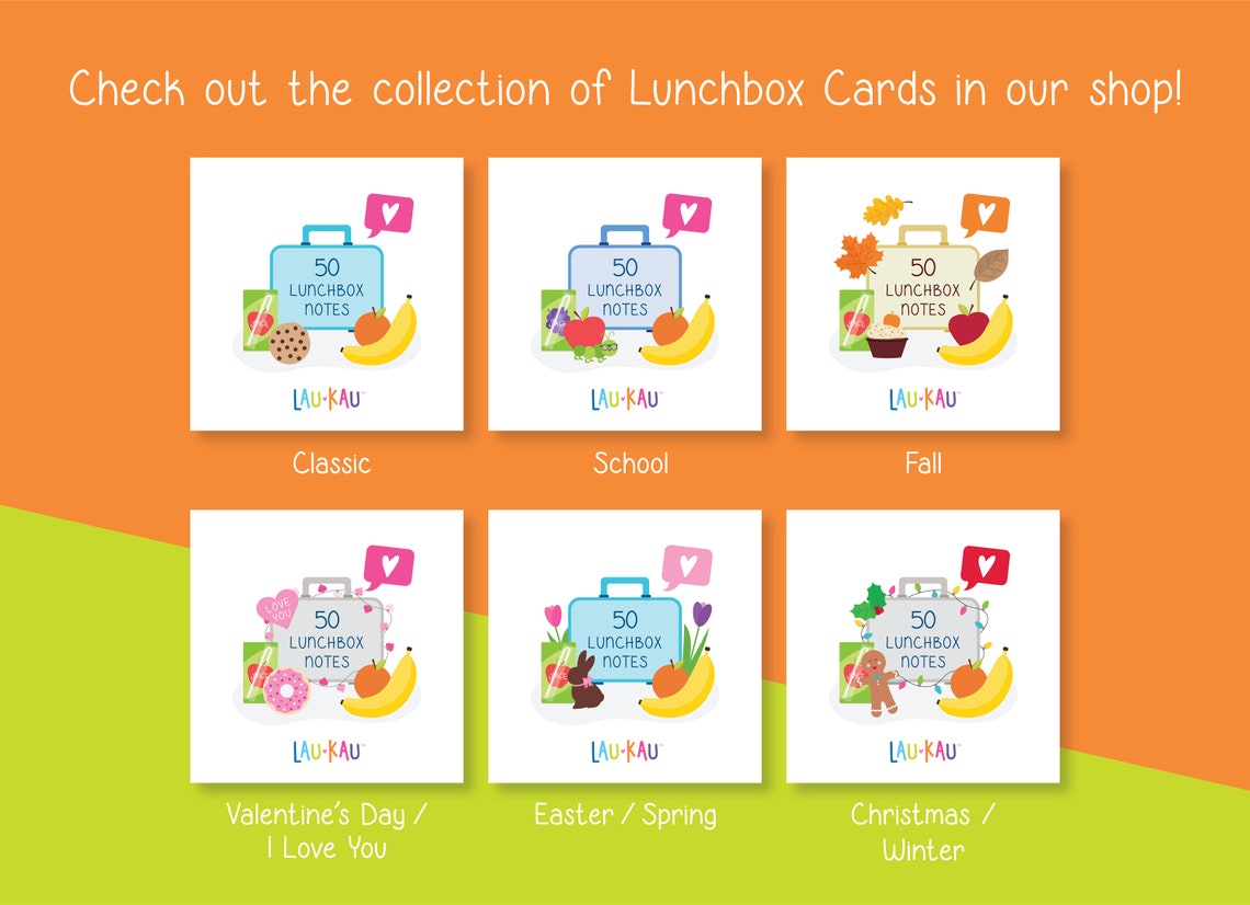School Lunchbox Notes Lunchbox Cards Encouragement Cards - Etsy
