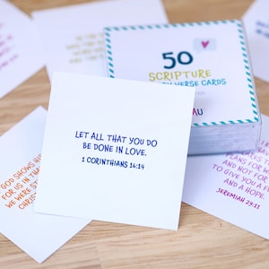 Bible Memory Verse Cards | Memory Verse Cards | Bible Memory Cards ...