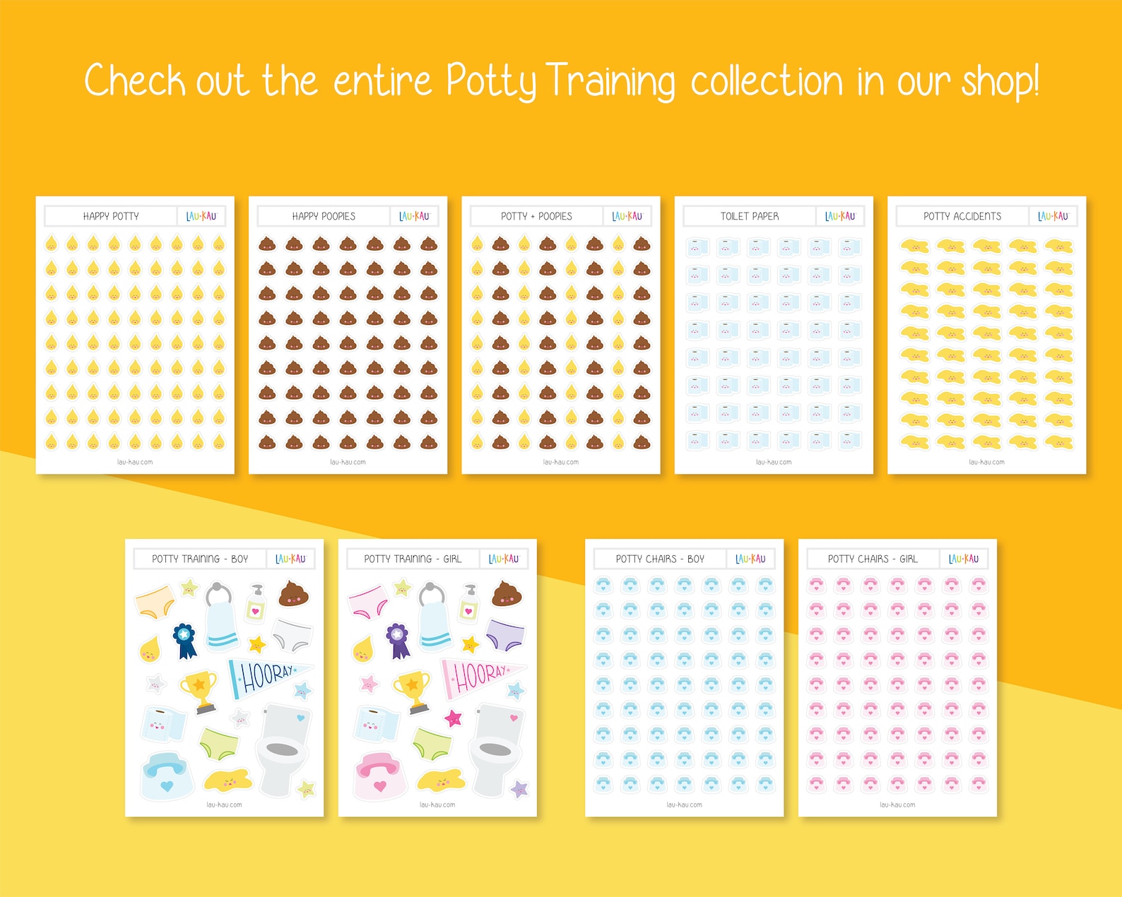 Potty Training Stickers Potty Training Sticker Sheet Potty Stickers ...