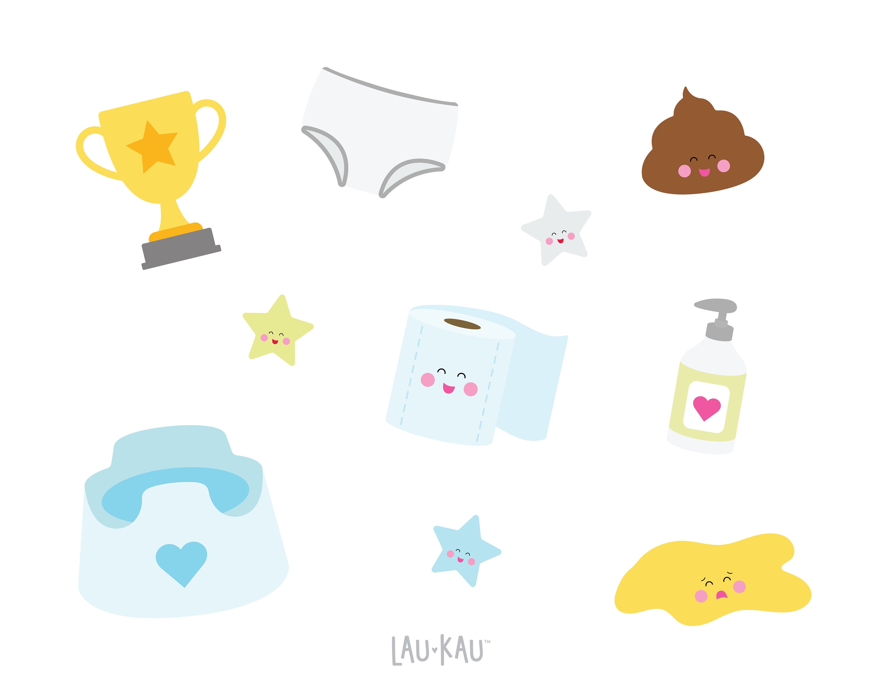 Potty Training Stickers | Potty Training Sticker Sheet | Potty Stickers ...