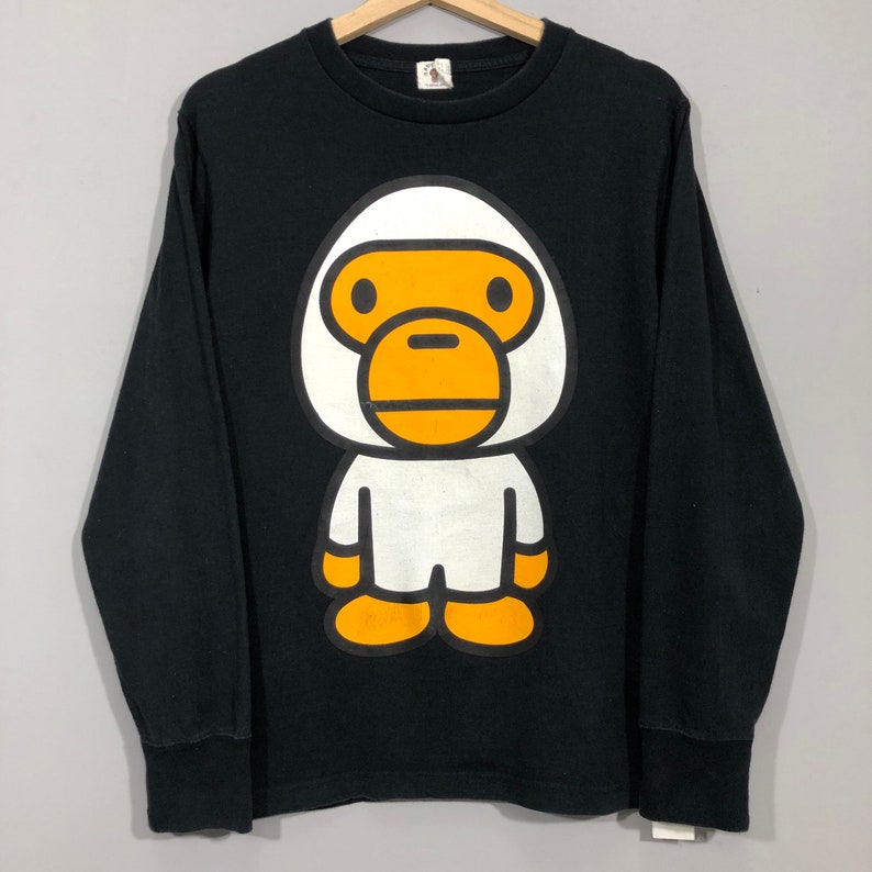 Baby Milo par Bain Ape sweat-shirt Baby Milo pull Pull Black | Etsy