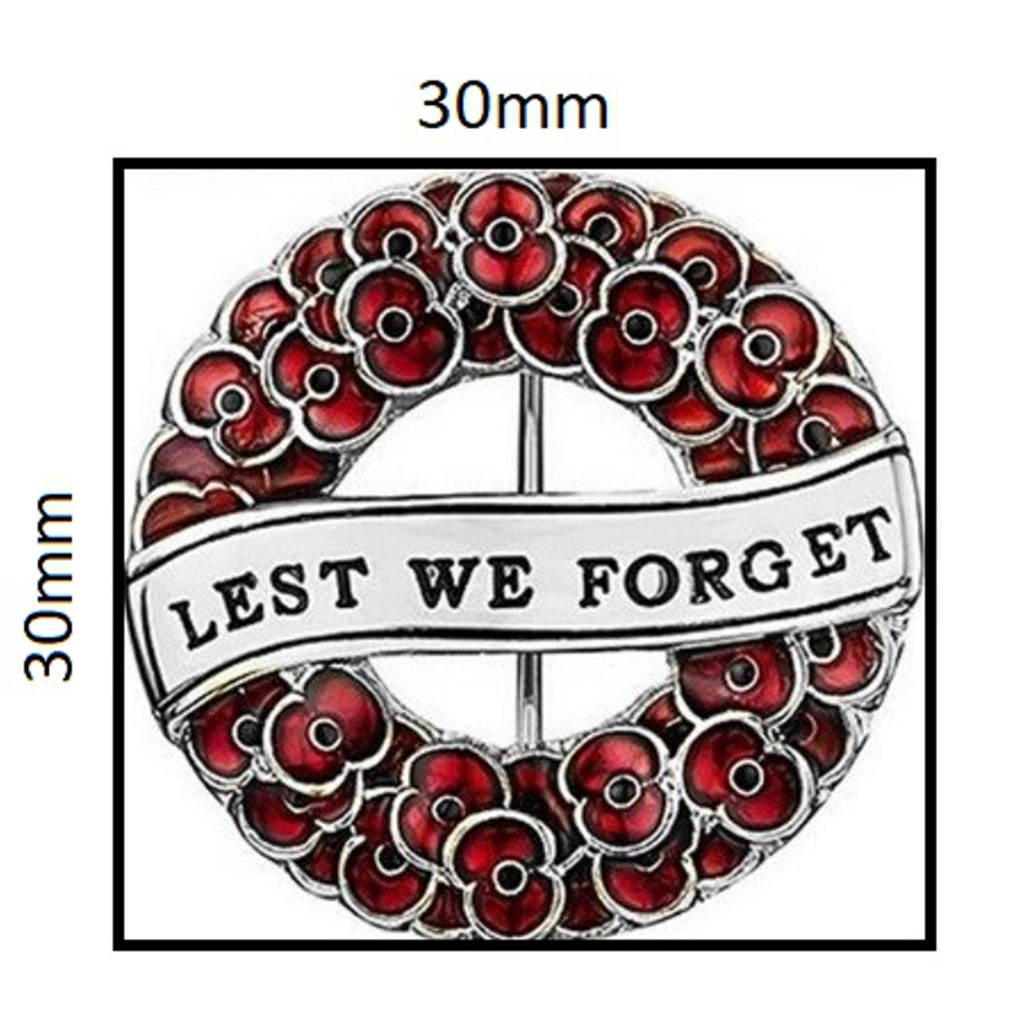 Red Poppy Pin Flower Brooch Remembrance Day November11 Pack | Etsy