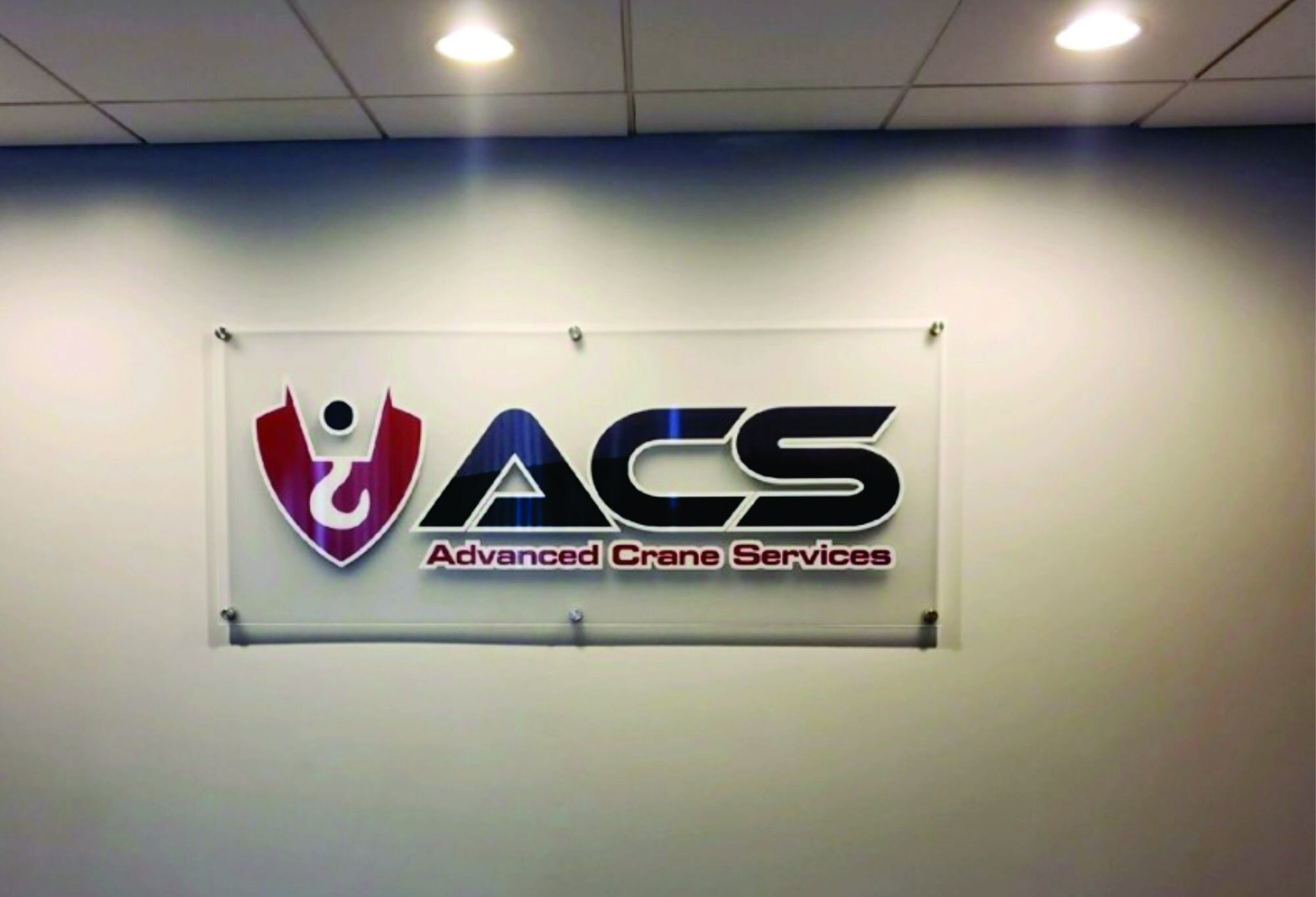 Professional 3D Acrylic Signs Laser Cut Custom Logo Company | Etsy