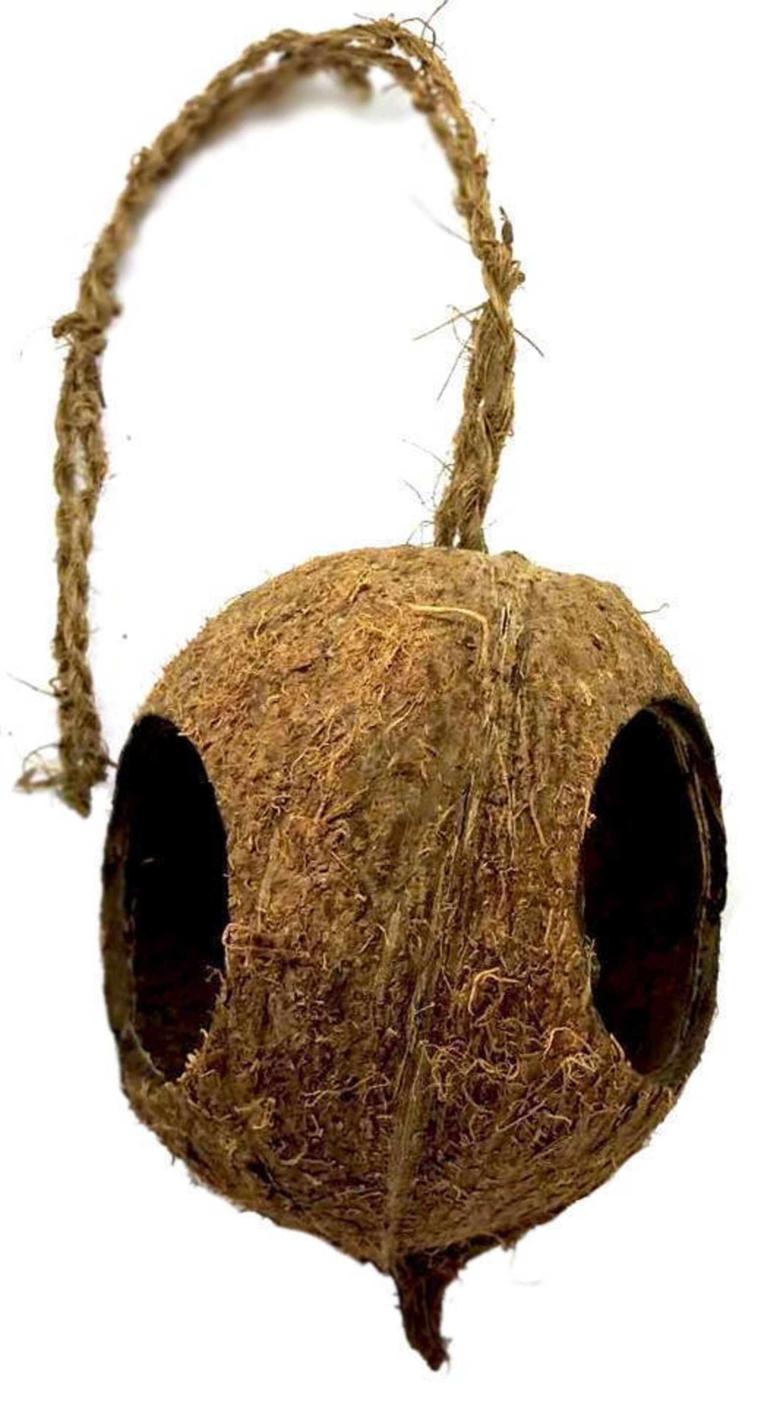 Hanging Coconut Hut 3 Hole Coconut Hide for Reptiles | Etsy
