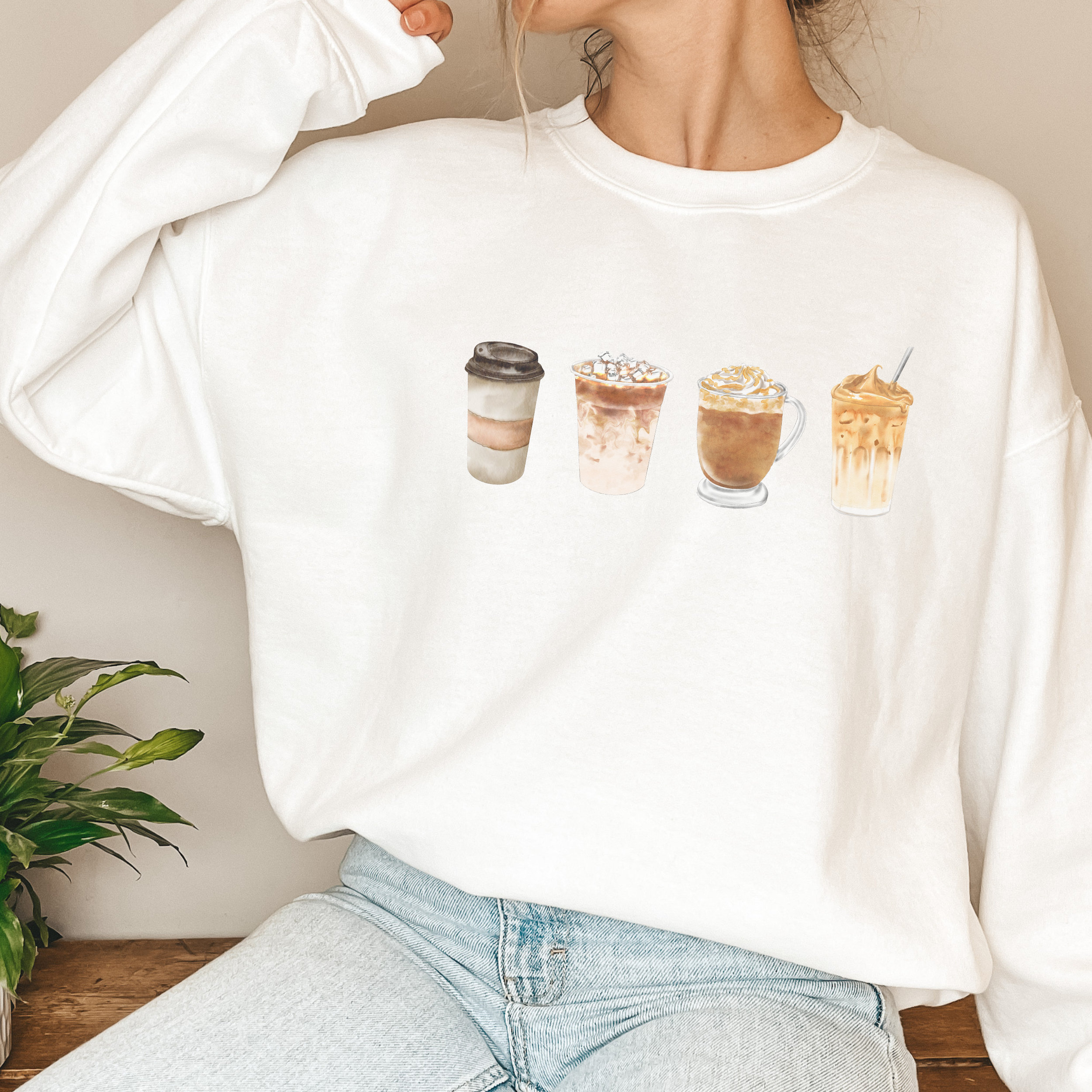 Coffee Crewneck Sweatshirt but First Coffee Coffee Please - Etsy
