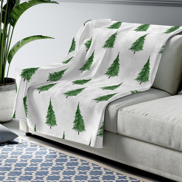 Pine Tree Blanket - Etsy