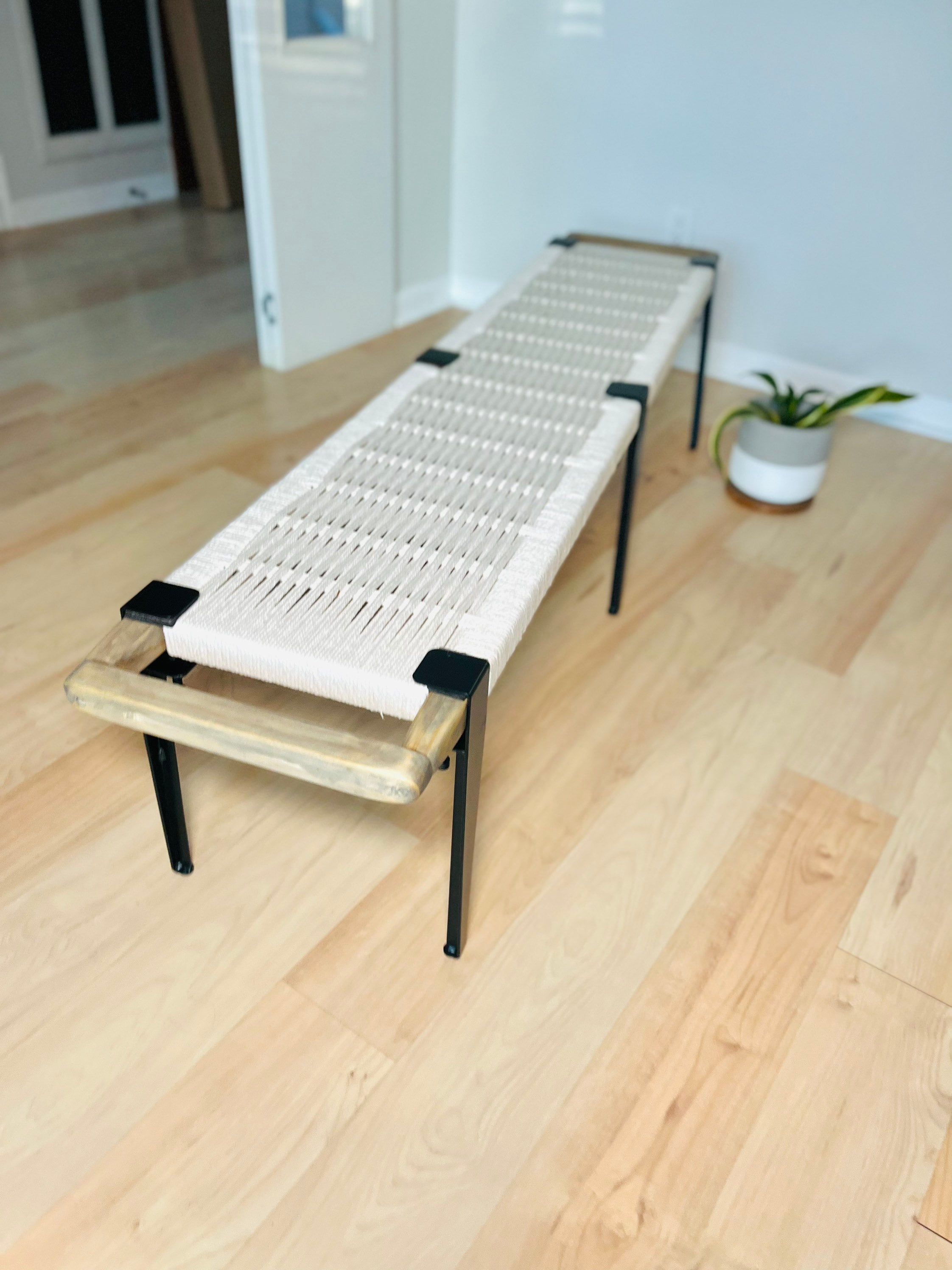 Mid-century Modern Style Bench Mudroom / Entryway Bench - Etsy Canada