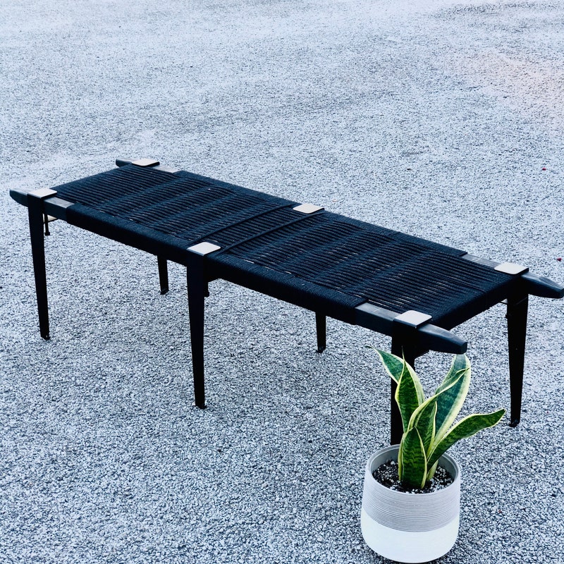 Woven Bench - Etsy