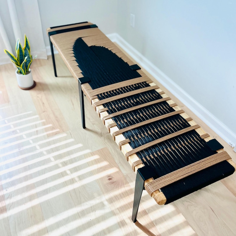 Modern Bench - Etsy