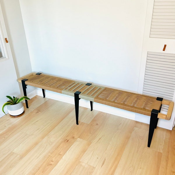 Mid Century Bench - Etsy