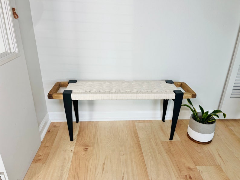Mid-century Modern Style Bench Mudroom / Entryway Bench - Etsy Canada