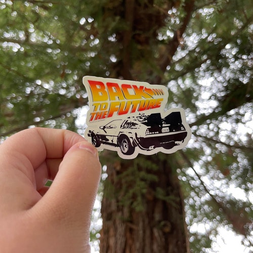 Back to the Future Car Sticker - Etsy