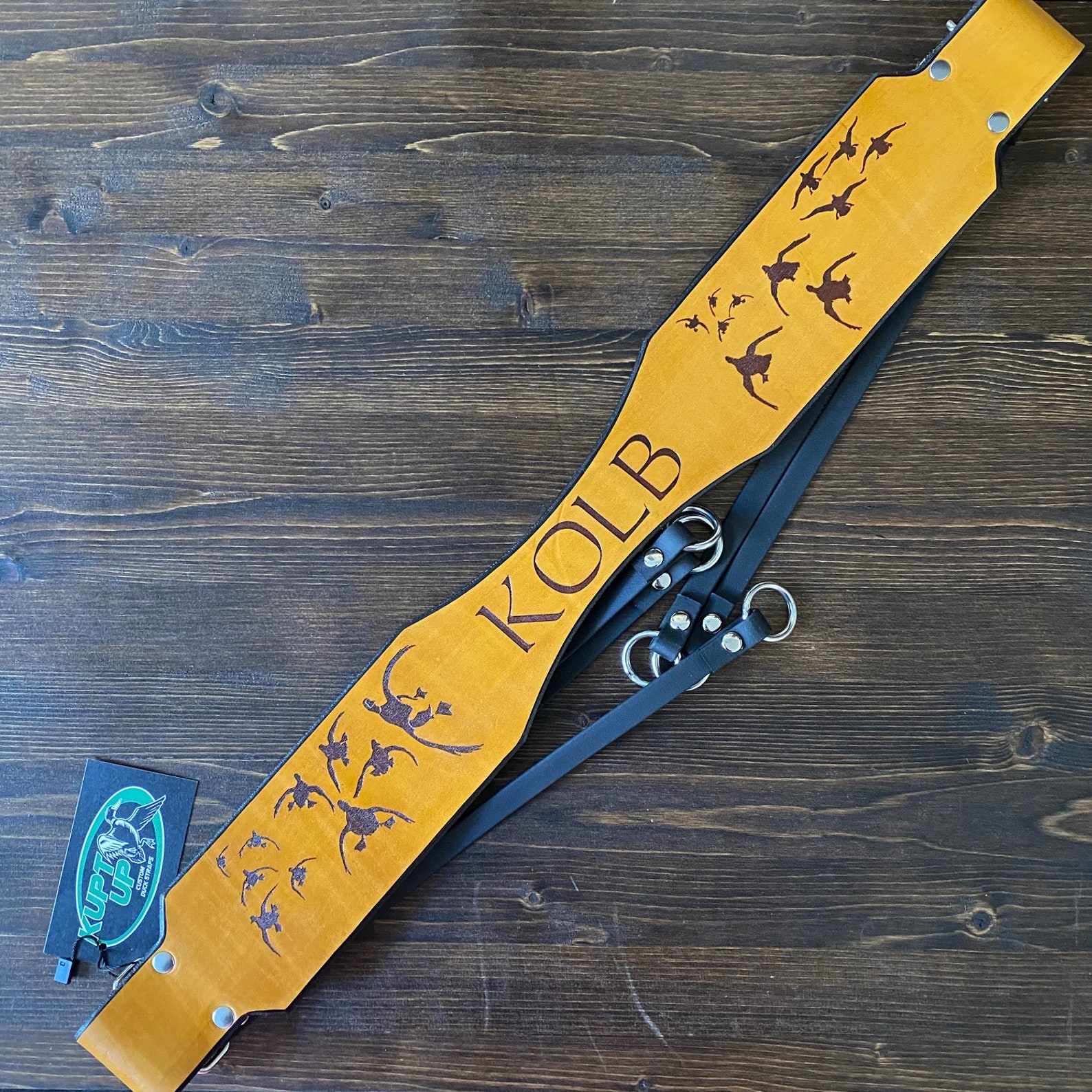 Large Custom Silhouette Duck Strap | Etsy